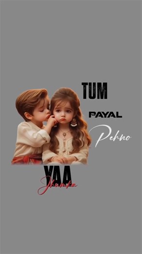 Cute Cartoon Couple 💕 | Hindi Rap Love Song | Rapper Singing for Her #viralsong #bollywoodtunes