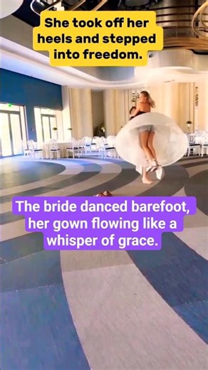 Barefoot Bride Dancing in Pure Joy #shorts