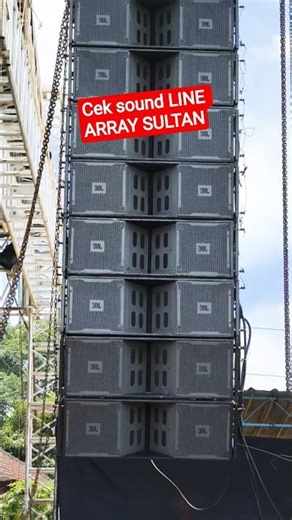 cek line array JBL Vertec