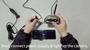 RV Wireless Backup Cameras System with 6.86" HD Touch Screen for RV Truck Trailer Camper Pickup Motorhome Built in 1080P Rear Side Reverse Wide View Image Video Super Night Vision