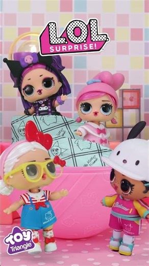 LOL Surprise Loves Hello Kitty | Toy Triangle - إل.أو.إل سربرايز هالو كيتي والأصدقاء | مثلث الألعاب
