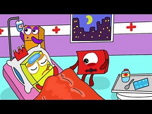 Numberblocks 1 & 2 Take Care of Sick Numberblock 3! 😷 | Heartwarming Story