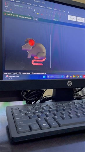 Mouse Teaches MS Word Shortcuts! 🐭⌨️" #trending #viralshorts #shortcutkeys