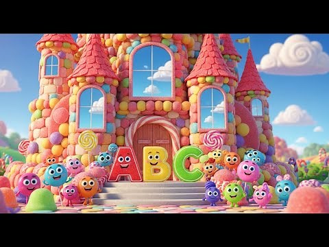 ABC in the Candyland Castle 🍭🏰 | Learn Alphabet with Candy and Fun | Preschool ABC Learning Video