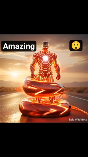 Iron Man Becomes a Snake | Epic AI Transformation #marvel #shorts #viral