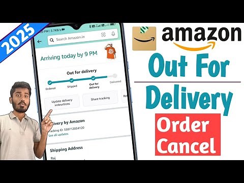 how to cancel amazon order out for delivery