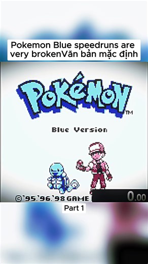 Pokemon Blue speedruns are very broken (1)