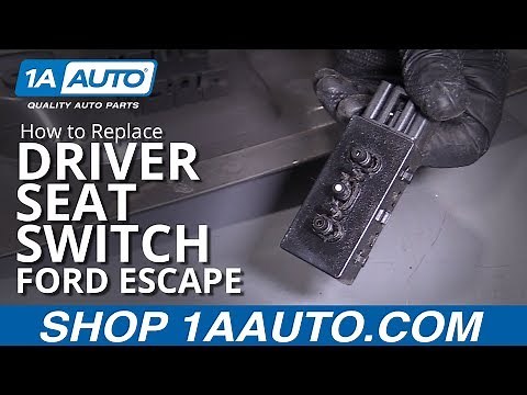 How to Replace Driver Seat Switch 07-16 Ford Escape