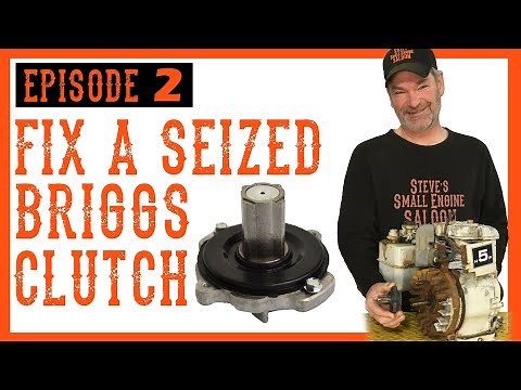 How To Repair An Old Briggs Clutch On A RotoTiller - Episode 2 of 7 Tiller Series