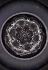 306K views · 8.9K reactions | Cymatics are a way of seeing waves and seeing the geometric shapes of different frequencies. Note on this video, the much more stable shape of the 69Hz frequency. The 6 and the 9 being key numbers in the sacred geometry and the architecture of the universe according to Nikola Tesla (with the 3). #cymatics #frequency #waveform #wave | International Space Federation | Facebook