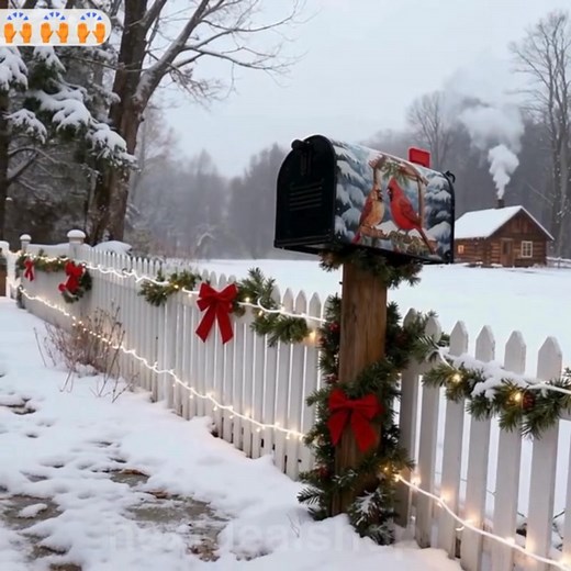 Give your mailbox the merriest welcome! 🐦❤️ This festive cardinal cover wraps your mailbox in cheerful, all-weather holiday spirit. Link in comments! 👇 | Next Deal Shop
