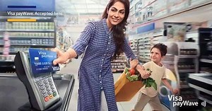 Super fast in supermarkets. Just wave to pay. Ask your bank for your Visa payWave Card. | Visa