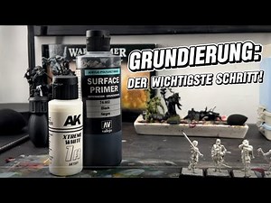 Miniaturen grundieren mit Airbrush – Schritt für Schritt erklärt
