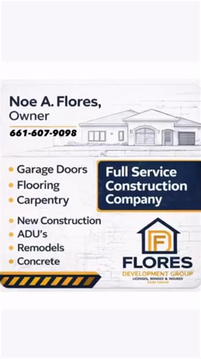 Choosing a contractor shouldn’t be stressful. From planning and permits to the final walkthrough, we handle the details so you can enjoy the results. Patio covers, ADUs, remodels, and more—built with care and craftsmanship. DM us, or give us a call for a free estimate! 661-607-9098 Flores Development Group | AV Scanner News - Page