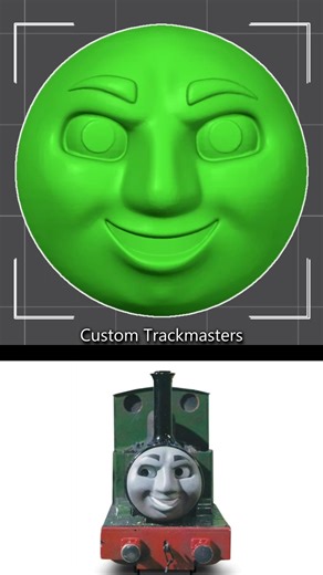 Smudger Face Custom Thomas Trackmaster