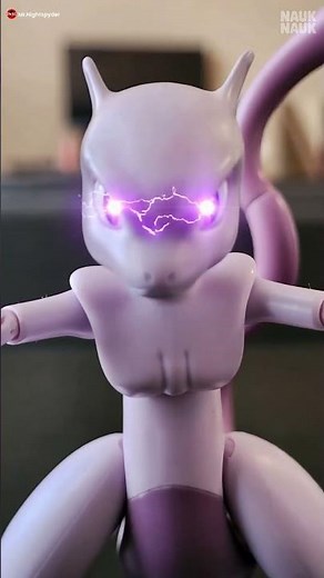 Pokémon Mewtwo powering up! #pokemon #mewtwo #ai