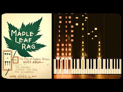 Maple Leaf Rag - Scott Joplin [Piano Tutorial] (Synthesia)