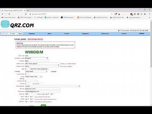 Adding secondary callsign to QRZ
