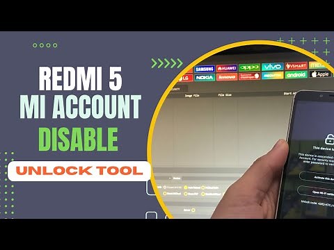 redmi 5 mi account remove unlock tool