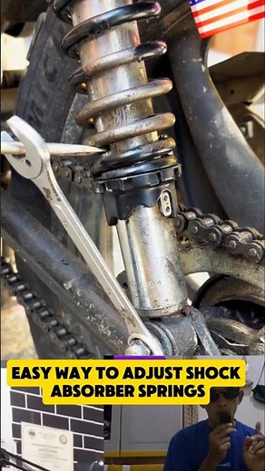 Easy way to adjust shock absorber springs