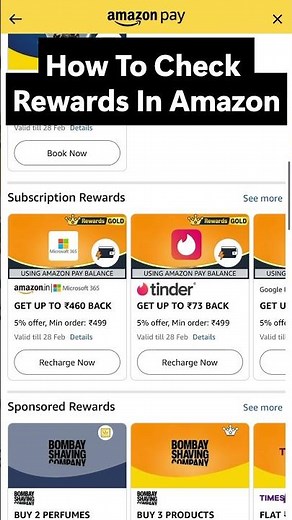 How To Check Rewards In Amazon