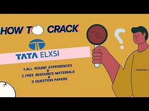 TATA ELXSI | How to Crack ? | Important Topics | Interview Experience #tata #itjobs #interviewprep