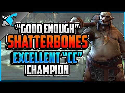 "GOOD ENOUGH" Shatterbones Build, Guide & Masteries | Excellent "CC" Champion | RAID: Shadow Legends