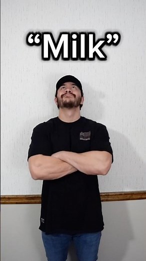 Learn ASL “Milk” #asl #americansignlanguage #deaf #hardofhearing #education #english #learn #milk