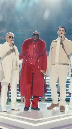 1.5K views · 8.4K reactions | Andrea and Matteo Bocelli with Snoop Dogg, EJAE, Audrey Nuna, Rei Ami, and Lainey Wilson — a special holiday performance. video: Netflix #NFLonNetflix #AndreaBocelli #snoopdogg | Klassics Music Management | Facebook