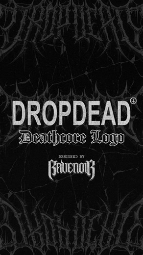 RAVENOIR13 | Metal Logo on Instagram: "My take on designing @dropdeadofficial deathcore logo. Let me know what you think! I'm available for commission work! DM / Email me for business inquiries IG: @ravenoir13 Email: ravenoir.id@gmail.com Website: ravenoir13.carrd.co . . . Tags: bring me the horizon, bmth, oliver sykes, oli sykes, lobo bobo, metal logo, death metal logo, black metal logo, deathcore logo, metalcore logo, brutal logo, band logo, DJ logo, dubstep logo, emo, post-hardcore, cybersigi