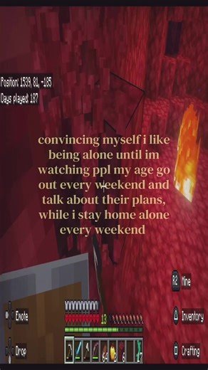 it’s so embarrassing when i’m in class and we have to talk about what we did over the weekend, bc the only somewhat interesting i did was prob play video games, i never have any plans #fypシ゚viral #godisgood #minecraft #tiktok #vent