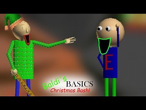 Baldi is into the christmas spirit. | Baldi's Basics Mod.