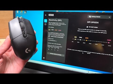 How to Customize & Change DPI on Logitech G305 / G304 Wireless Mouse - Max 12,000 DPI