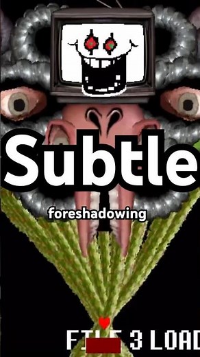 🌻SUBTLE Foreshadowing in UNDERTALE💀 #undertale #meme