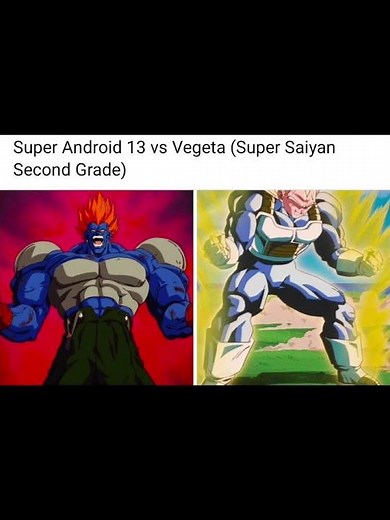 Super Android 13 Vs Super Vegeta (Grade 2)