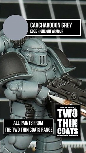 How to Paint Space Wolves Space Marines for Horus Heresy using Two Thin Coats Paints