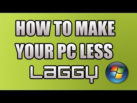 How to make your PC Less Laggy