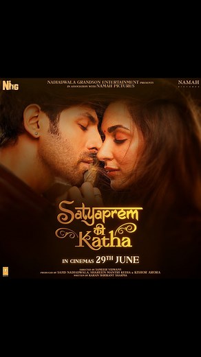 KIARA | Aaj se shuru, #SatyaPremKiKatha 🤍✨ Teaser OUT NOW #SajidNadiadwala @kartikaaryan @sameervidwans @shareenmantri @arora.kishor... | Instagram