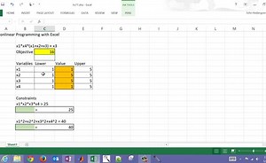 Microsoft Excel Solver for Engineering Optimization