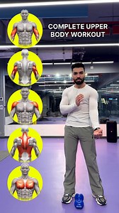 Complete upper body workout using just dumbbells! Target your shoulders, biceps, triceps, back, and chest in one routine. #upperbodyworkout #dumbbellworkout #fullbodyworkout #homefitness #armday #homeworkout #reelstrending #fyp #homegym #fblifestyle ##fitnessmotivation #fitfam #fitspo #fitindian #sidfitfacts #workouttips #fitness | Sidfitfacts