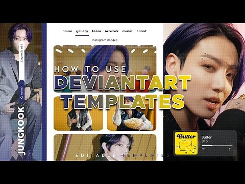 🌃 :: how to use editable templates from deviantart