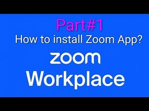 How to install and sign up in Zoom App? Part#1 #zoomapp #meeting #aipoweredart