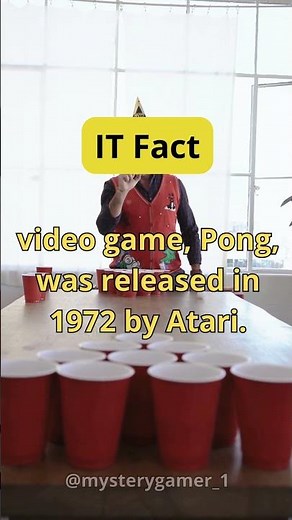 The Birth of Gaming: Exploring Pong, the First Commercial Video Game! | IT Fact | Gamer #shorts