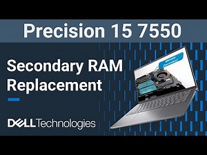 Precision 15 7550 | How to replace the secondary RAM memory modules