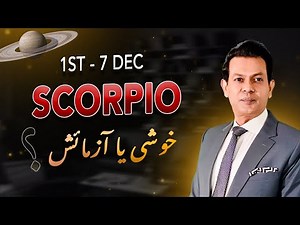 Scorpio Weekly Horoscope DEC 1-7 2025 Reveals BIG Changes