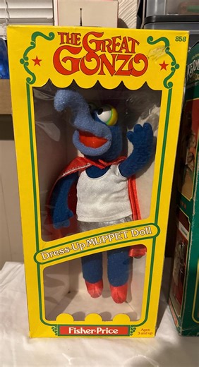 Vintage Fisher Price Gonzo Muppet Doll in Original Box | Jim Henson Collectible - Etsy Canada