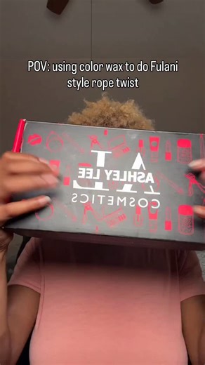 宇宙王族 🇭🇹 on Instagram: "Color wax is a great alternative to dying my hair when i just want a temporary style with color… yes it will fade after a few days because this color wax is temporary and meant for temporary styles You can find this color wax on my TikTok showcase My TikTok is in my bio 💙 #diyhair #colorwax #fulanistyle #ropetwist"