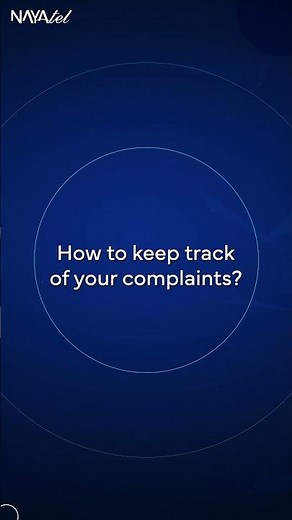 Complaint launching and Tracking | My Nayatel App