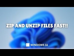 How to Zip and Unzip Files on Windows 11