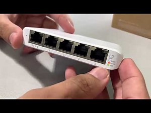 Switch UniFi Administrable Compacto de de Ubiquiti.Modelo: USW-FLEX-MINI